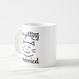 I'm Getting Meowied Engagement Coffee Mug | Zazzle