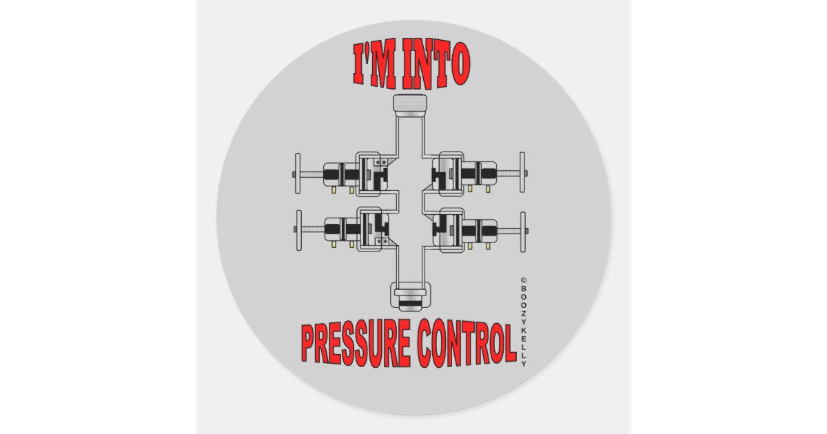 I'm In Pressure Control,Slickline Sticker,BOP,Oil Classic Round Sticker ...