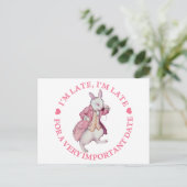 I'm Late, I'm Late, For a Very Important Date! Postcard | Zazzle