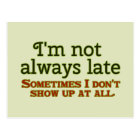 I'm Late! I'm Late! I'm Late! Postcard | Zazzle.com