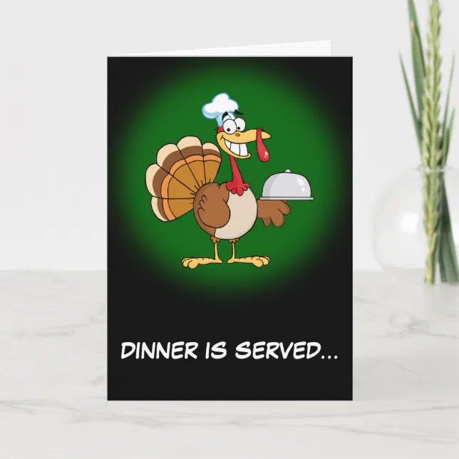 I'm Ready to Eat Thanksgiving Dinner Holiday Card | Zazzle