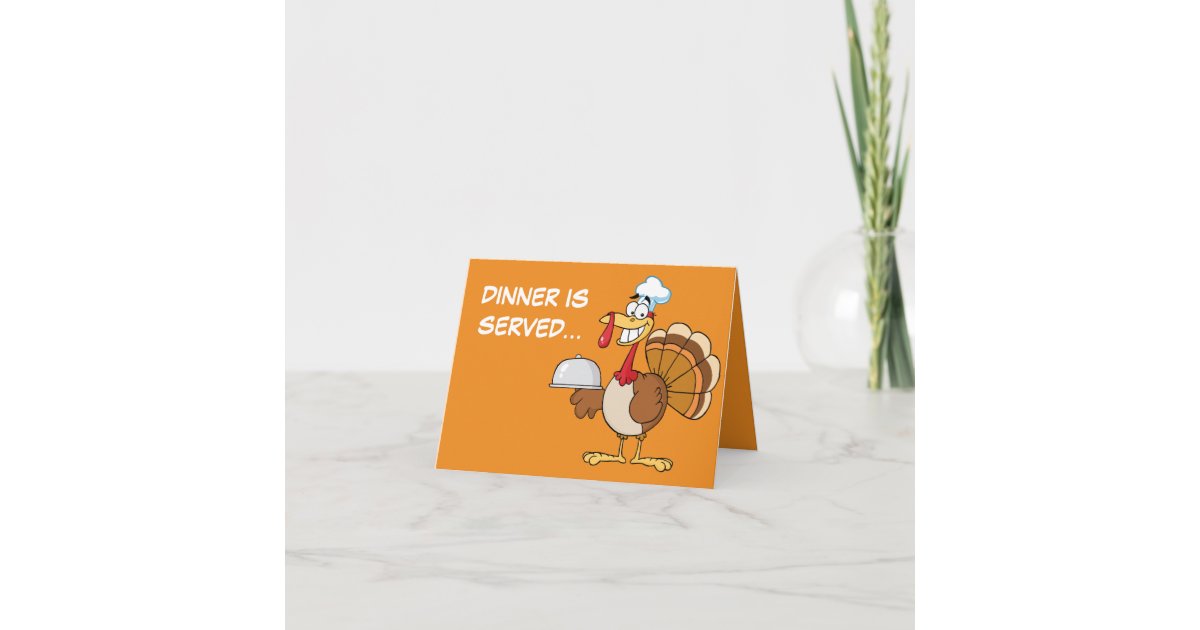 I'm Ready to Eat Thanksgiving Dinner Holiday Card | Zazzle