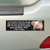 IM SMART BUMPER STICKER | Zazzle
