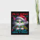I'm So Grumpy I'm Not Even Talking To Myself Cat C Card | Zazzle