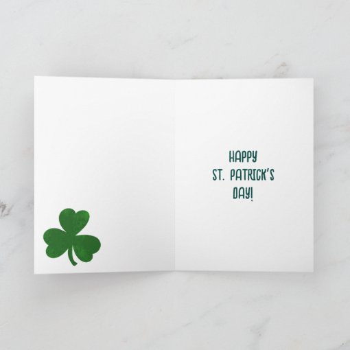 I'm So Lucky to Know You St. Patrick's Day Card | Zazzle