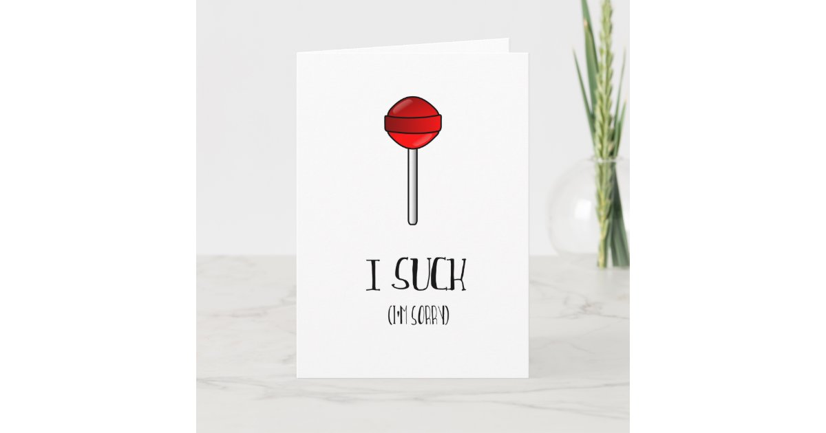 I'm Sorry Greeting Card | Zazzle