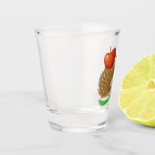 I'm Sorry in Korean 사과 -미안해요 Mianhaeyo Shot Glass | Zazzle