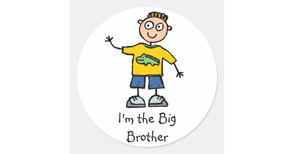 I'm the Big Brother stickers | Zazzle