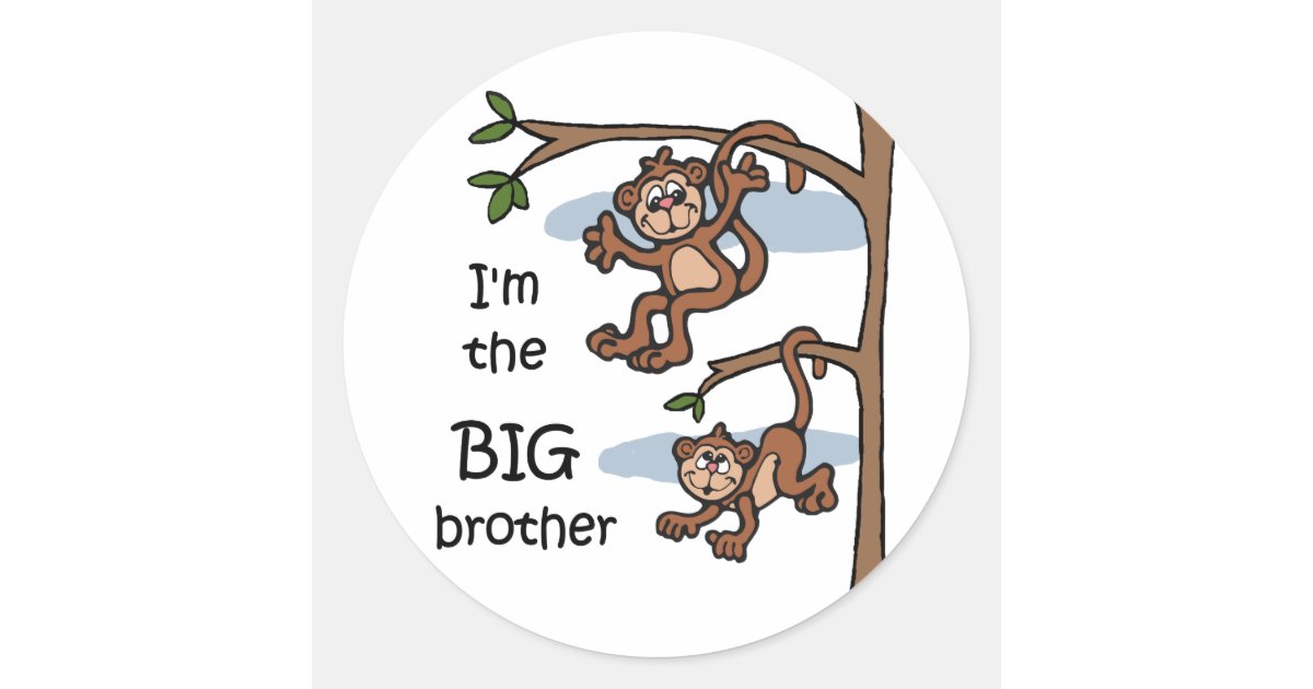 I'm the Big Brother stickers | Zazzle