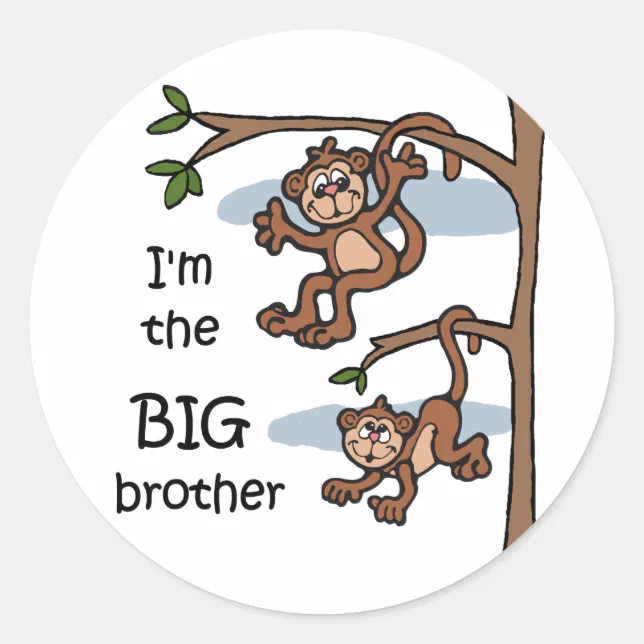 I'm the Big Brother stickers | Zazzle