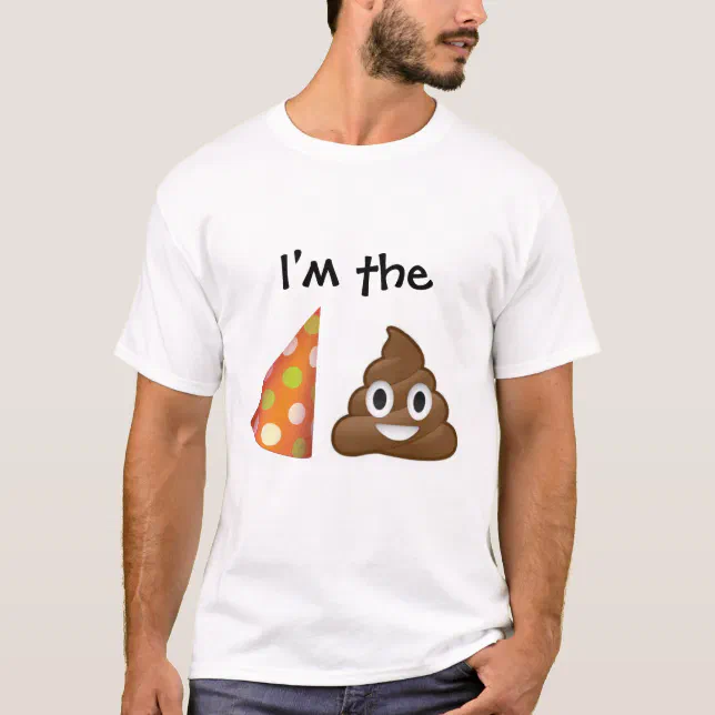 I'm the party pooper emoji T-shirt | Zazzle