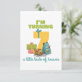 I'm turning 7 Happy Birthday card for kids | Zazzle