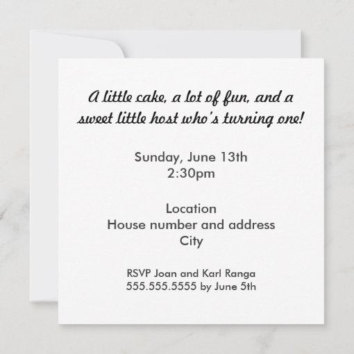 I'm Turning One Birthday Party Invitation | Zazzle