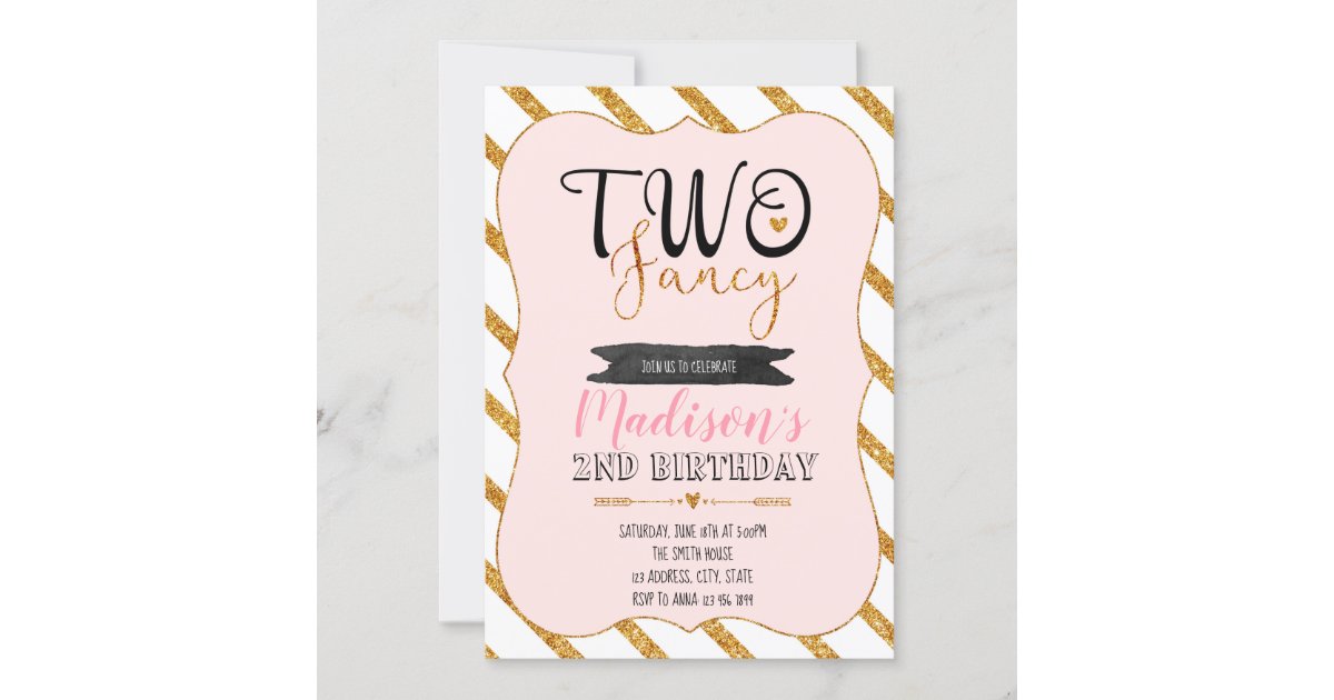Im two fancy party invitation | Zazzle