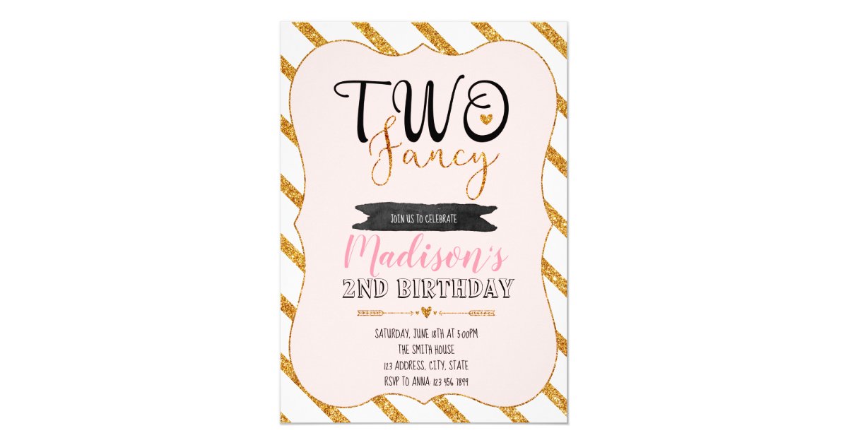 Im two fancy party invitation | Zazzle.com