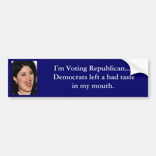 I'm Voting Republican... Bumper Sticker | Zazzle.com