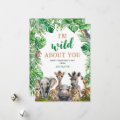 I'm Wild About You Kids Valentines Day Holiday Card | Zazzle