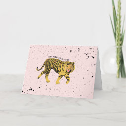 I'm Wild About You Valentine Card | Zazzle