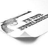 I'm Your Huckleberry Western Gun Photo Print | Zazzle