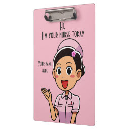 I'm Your Nurse Today 2 Clipboard | Zazzle