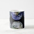 Image Comparison Of Iconic Views Of Planet Earth. Coffee Mug | Zazzle