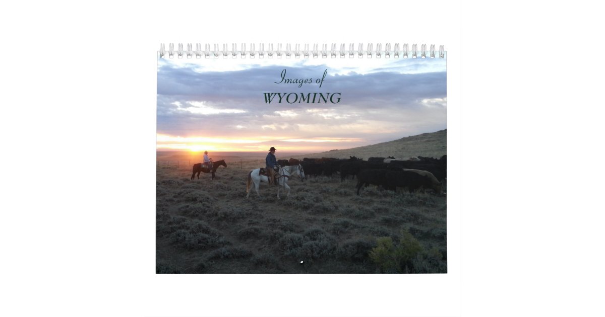 Images of Wyoming Calendar | Zazzle