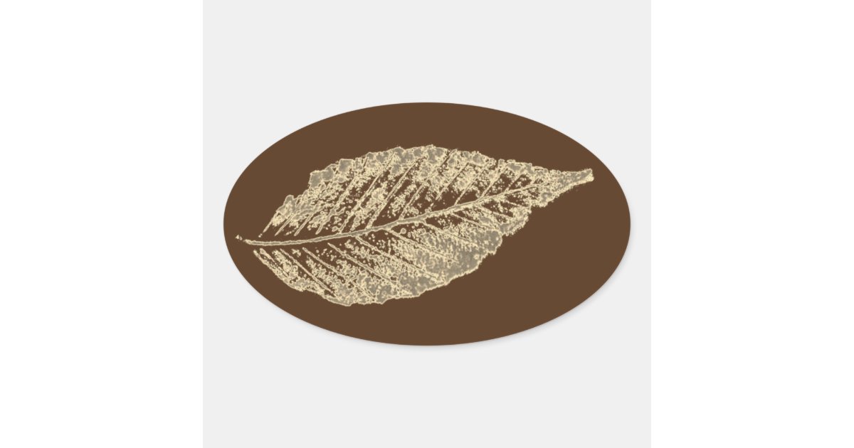 Images taken from direct nature leaf print Sticker | Zazzle