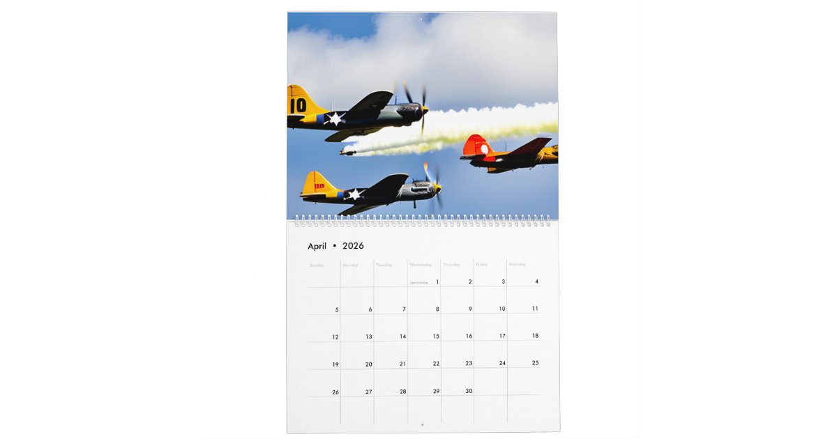 Imaginary Airplanes Calendar | Zazzle