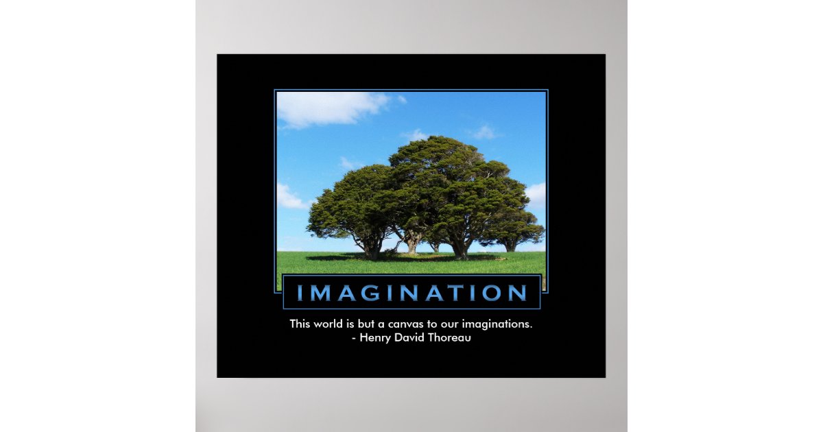 Imagination Inspirational Poster | Zazzle