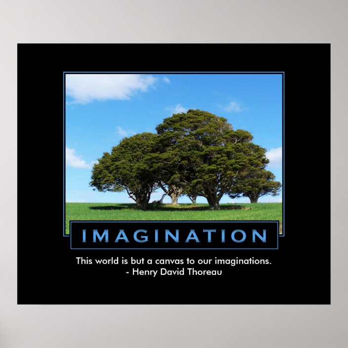 Imagination Inspirational Poster | Zazzle.com