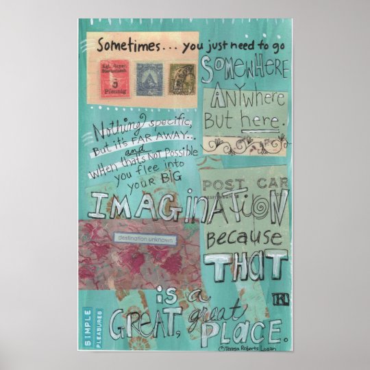 Imagination Poster | Zazzle.com