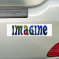 Imagine Bumper Sticker | Zazzle