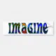 Imagine Bumper Sticker | Zazzle