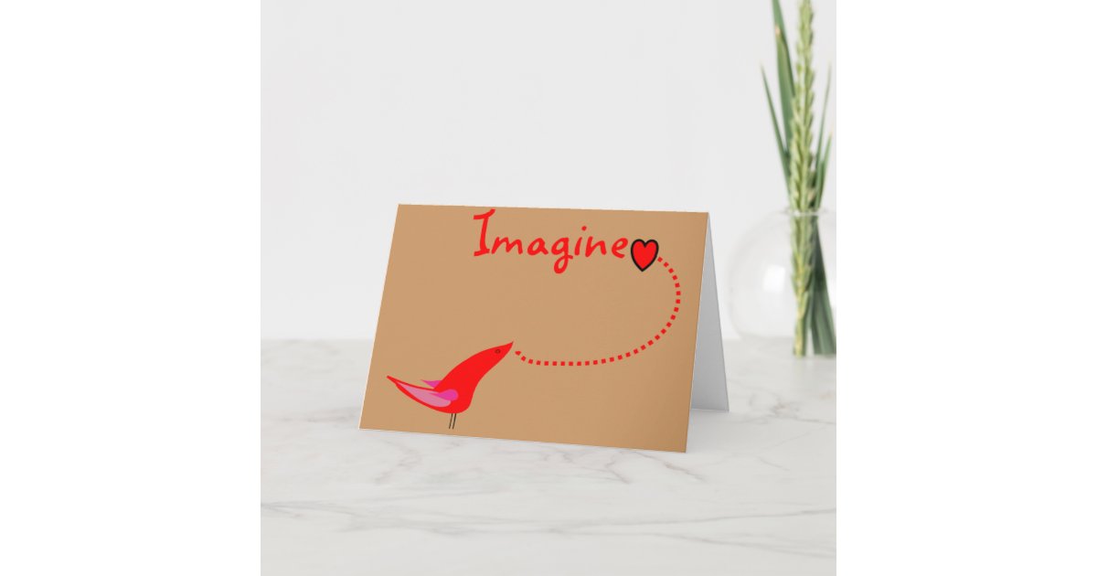 "Imagine"---John Gifts Card | Zazzle