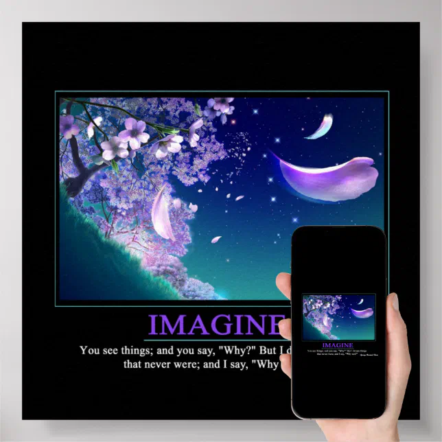 Imagine Poster | Zazzle