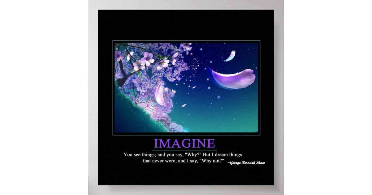 Imagine Poster | Zazzle