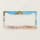 Ocean License Plate Frame | Zazzle.com
