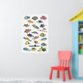 ImaginOcean Cartoon Fish Art Poster | Zazzle