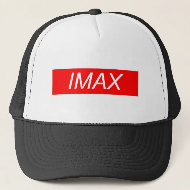 IMax box logo t shirt Trucker Hat | Zazzle