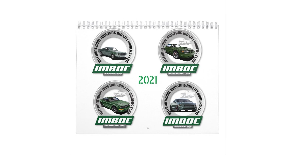 IMBOC 2021 Standard Calendar | Zazzle