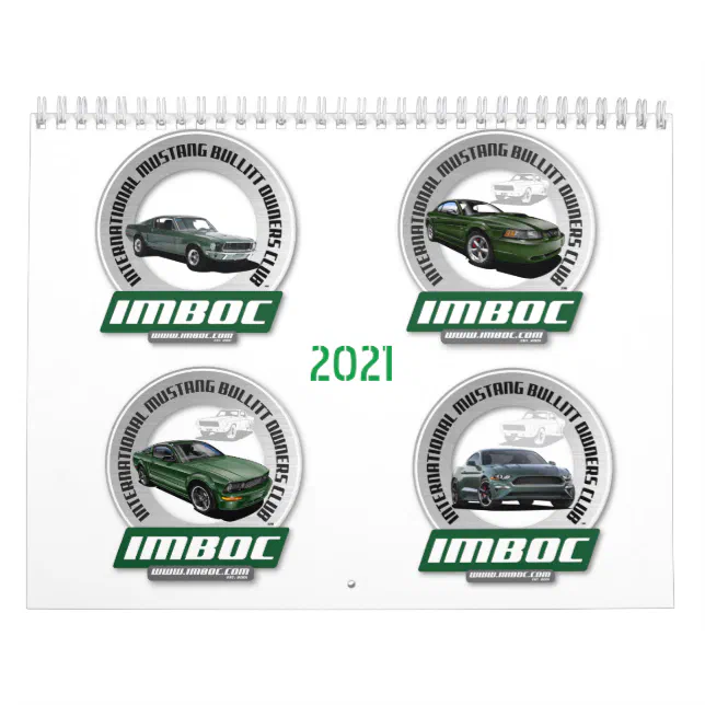 IMBOC 2021 Standard Calendar | Zazzle