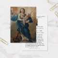 Immaculate Conception Funeral Memorial Prayer Card | Zazzle