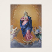 Immaculate Conception Funeral Memorial Prayer Card | Zazzle