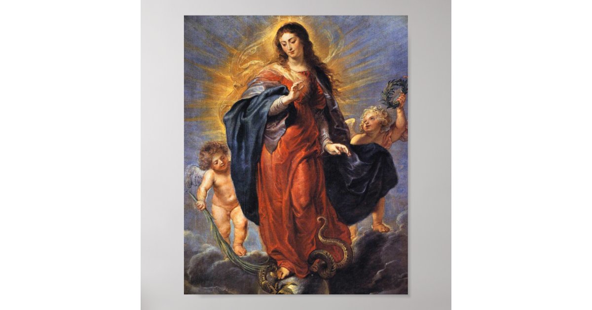 Immaculate Conception - Peter Paul Rubens Poster | Zazzle