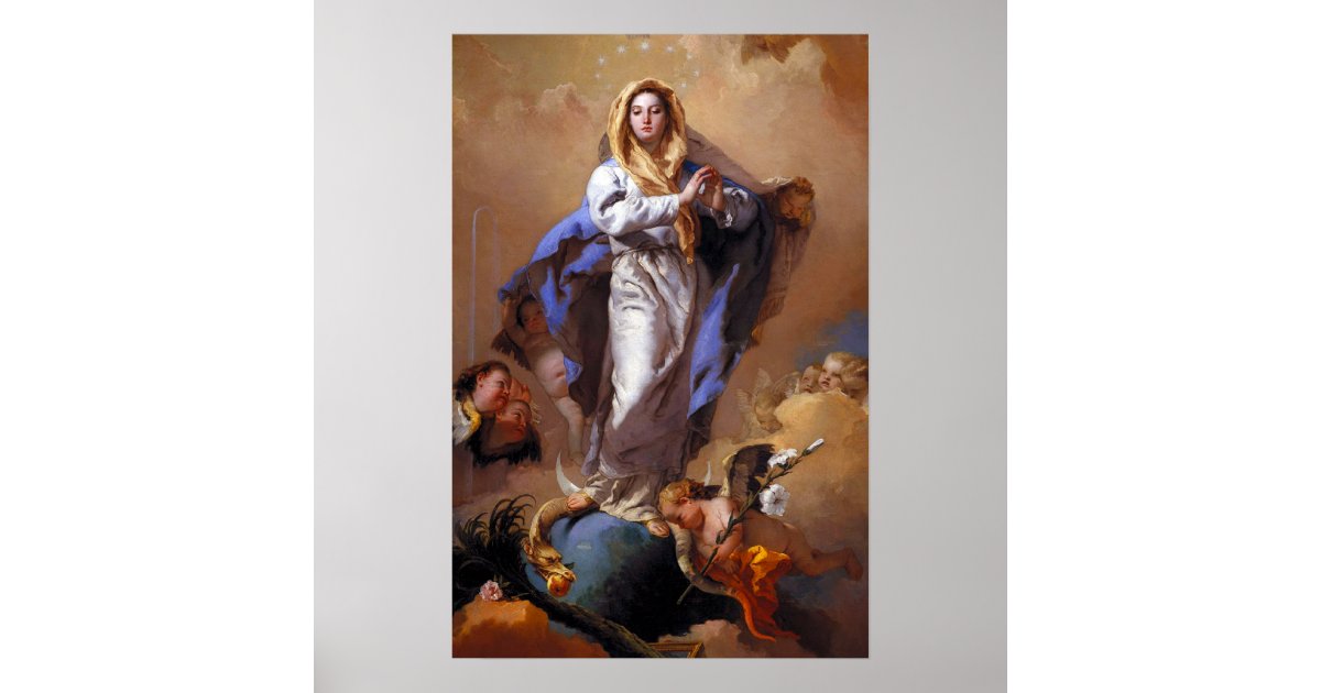 Immaculate Conception poster | Zazzle