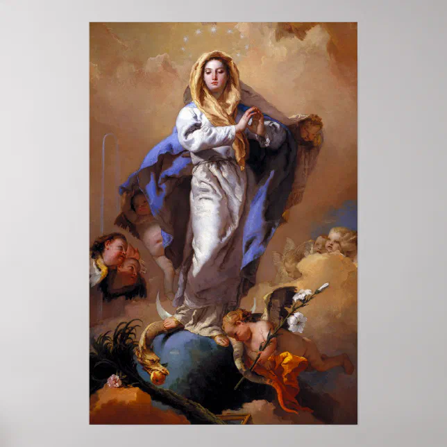 Immaculate Conception poster | Zazzle
