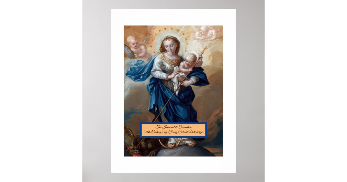 Immaculate Conception Poster | Zazzle