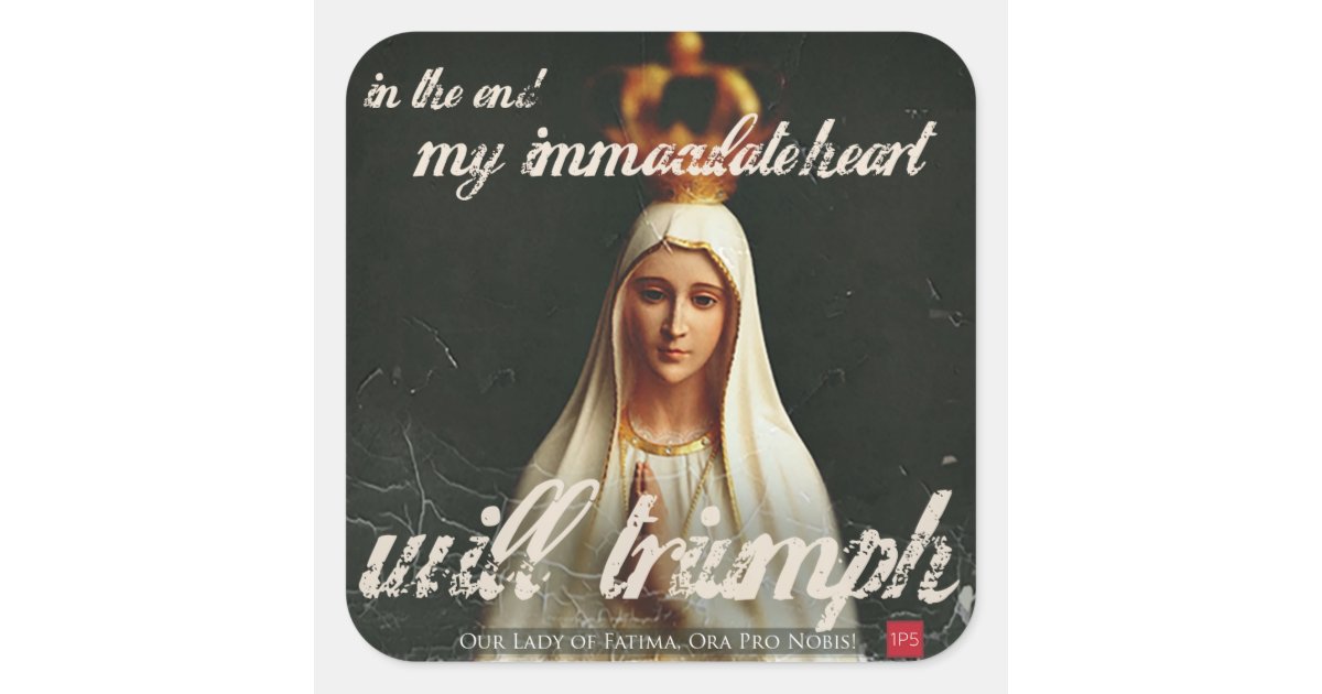 Immaculate Heart Sticker | Zazzle