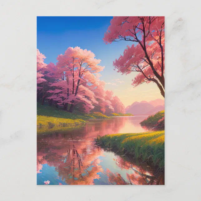 Immersing in the Peace and Beauty Postcard | Zazzle