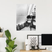 Immigrants Viewing The Statue of Liberty Photo Poster | Zazzle